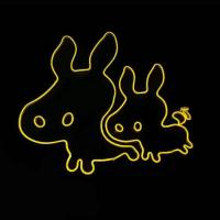 China His and Hers Bathroom Sign Neon Light Peace Sign Hand with 110-240 V Input Voltage for sale