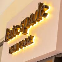 China Snow Outdoor Signage Stainless Steel 3D Sign with Custom Metal LED Light Wall Letters for sale