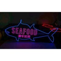 China Neon Light Coffee Cup Open Glass Sign Working Time hours 20000 Ideal for Coffee Shops for sale