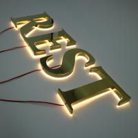 China LED Strips Light Source Custom Metal Storefront Outdoor Front 3D Shop Business Signage for sale
