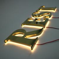 China LED Strips Light Source Custom Metal Storefront Outdoor Front 3D Shop Business Signage for sale