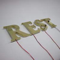 China LED Strips Light Source Custom Metal Storefront Outdoor Front 3D Shop Business Signage for sale