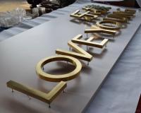 China Outdoor 3D LED Billboard and Display Board Stainless Metal Backlight Luminous Letters for sale