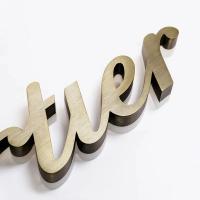 China Indoor Outdoor Acrylic Signage Backlit Sign with Plug-in Power Supply Customized for sale