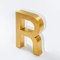 China Customized Led Letter Signage 3D Metal Stainless Steel Store Front Sign Business Logo Channel Letter for sale