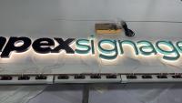 China Customized Size LED Metal Channel Letters Backlit Sign for Custom Outdoor Advertising for sale