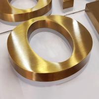 China Customized Size LED Metal Channel Letters Backlit Sign for Custom Outdoor Advertising for sale