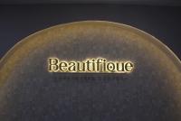 China 28 C Brushed Metal 3D Logo Sign for Custom Advertising of Indoor and Outdoor Business for sale
