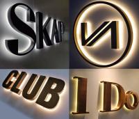 China Custom Letter Signage Acrylic Hotel Indoor Sign And Led Outdoor 3D Signage For Hospitals for sale