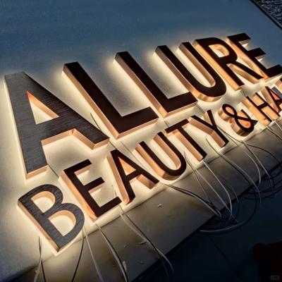 China Versatile 3D LED Signage for Custom Business Building and Indoor/Outdoor Advertising for sale
