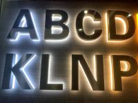 China Illuminated Advertising Signage Custom Made Backlit Cafe Sign for Outdoor Display for sale