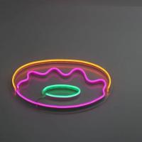 China Personalized Neon Light for Doughnut Shipping and Party 12v Input Voltage 28 C for sale