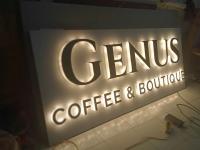 China Snow Modern Simplicity 3D LED Lighted Letter Sign for Bus Stations Power Supply Adaptor for sale