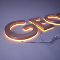 China Indoor and Outdoor Advertising Metal Business Sign with 50000 Hours Working Lifetime for sale
