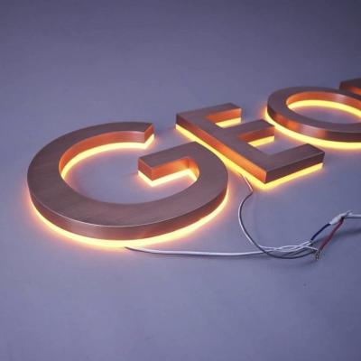 China Indoor and Outdoor Advertising Metal Business Sign with 50000 Hours Working Lifetime for sale