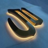 China Stainless Metal LED Signage for Restaurant Office Outdoor Custom Business Building for sale