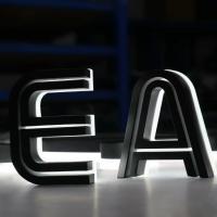 China 12V Input Voltage Backlit Advertising Metal Channel Letter Sign for Snow Signage Word for sale