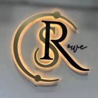 China PVC Back lit Logo Acrylic Stainless Steel Lettering Custom Led Outdoor And Indoor Signs for sale