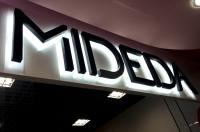 China LED Light Source Stainless Steel Gold Color Backlit Letter Sign for sale