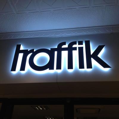 China Customized Illuminated Indoor Light Led Letter Wall Sign with DC 12V Input Voltage for sale