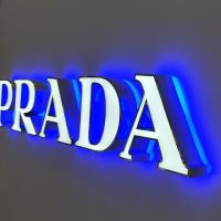 China 80 Ra Color Rendering Index Custom 3D Acrylic Business Logo Sign for Indoor and Outdoor for sale