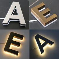China Wall LED Illuminated Sign 3D Backlit Logo Sign Custom For Office for sale