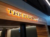 China Outdoor Acrylic Sign Led Light Name Boards Stainless Steel Custom 3D Lighting Signs for Holiday Decoration for sale