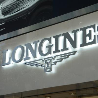China Custom Laser Cutting 3D Metal Wall Logo Letters for LED Backlit Stainless Steel Sign for sale