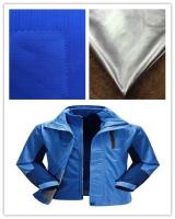China Environmentally Lightweight Waterproof Fabric Laminated Silver Film High Dyeing Rate for sale