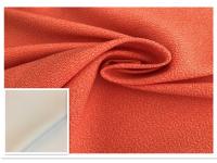 China Two - Tone Orange Waterproof Fabric 400D High Color Fastness Moisture Permeable for sale