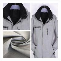 China High F Water Repellent Outdoor Fabric , Moisture Permeability Waterproof Jacket Fabric for sale