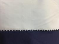 China 116 GSM Cationic Mechanical Stretch Fabric 2/2 Twill With PU Mikly Menbrane for sale
