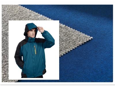 China Double Layer Cationic Super Stretch Fabric , Waterproof T400 Mechanical Stretch Fabric for sale