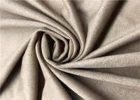 China 91% P 9% SP Faux Suede Fabric Fade Resistant Breathable Soft For Home Decoration for sale