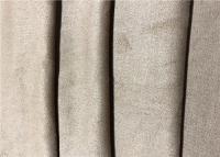 China 91% P 9% SP Faux Suede Fabric Fade Resistant Breathable Soft For Home Decoration for sale