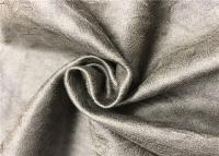China Thick Faux Suede Leather Fabric Waterproof Flame - Retardant For Garments for sale