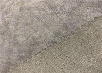 China Thick Faux Suede Leather Fabric Waterproof Flame - Retardant For Garments for sale