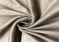 China Customize Color Faux Suede Fabric For Clothing , 105D Stretchable Suede Fabric for sale