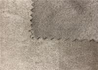 China Customize Color Faux Suede Fabric For Clothing , 105D Stretchable Suede Fabric for sale