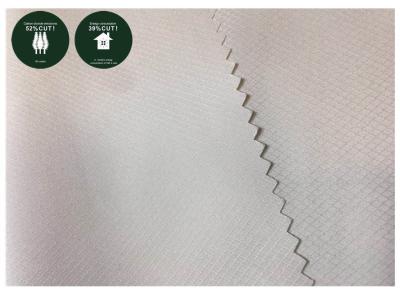 China 75D * 75D Recycled Plastic Bottle Fabric , 57/58'' Fabric Made From Recycled Plastic for sale