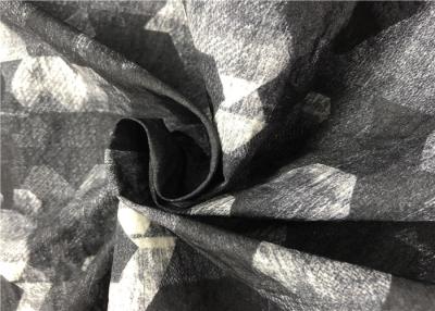 China Close - Fitting Custom Printed Clothing Fabric With Exquisite Printed Pattern for sale