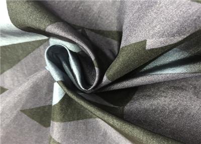 China 70D 100% Nylon Graphic Print Fabric , Jacket Wrinkle Geometric Print Fabric for sale
