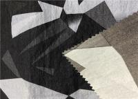 China 70D 100% Nylon Graphic Print Fabric , Jacket Wrinkle Geometric Print Fabric for sale