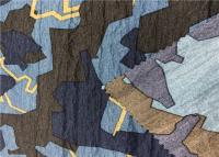 China 100% Nylon Large Graphic Print Fabric Irregular Geometry Pattern For Sports Wear for sale