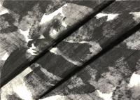 China China Style Black And White Graphic Print Fabric With Perfect High Permeability for sale