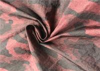 China Crease Resistant Graphic Print Fabric , Light Breathable Camouflage Print Fabric for sale
