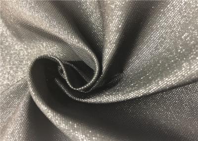 China Black Fiber PVC Backed Polyester Fabric Durable Resistant To Bleach / Oxidants for sale