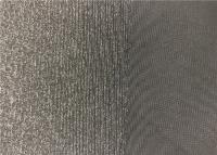 China Black Fiber PVC Backed Polyester Fabric Durable Resistant To Bleach / Oxidants for sale