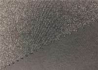 China Black Fiber PVC Backed Polyester Fabric Durable Resistant To Bleach / Oxidants for sale