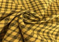 China 100% Polyester Stretchy Soft Fabric Bright Lattice Good Stability For Garments for sale